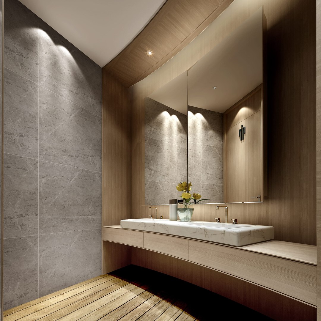 20 Public restroom hotel interior - modern design luxury model ...