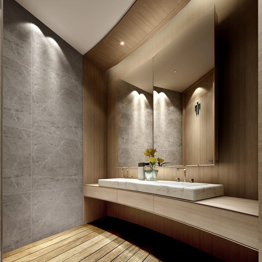 20 Public restroom hotel interior - modern design luxury model ...