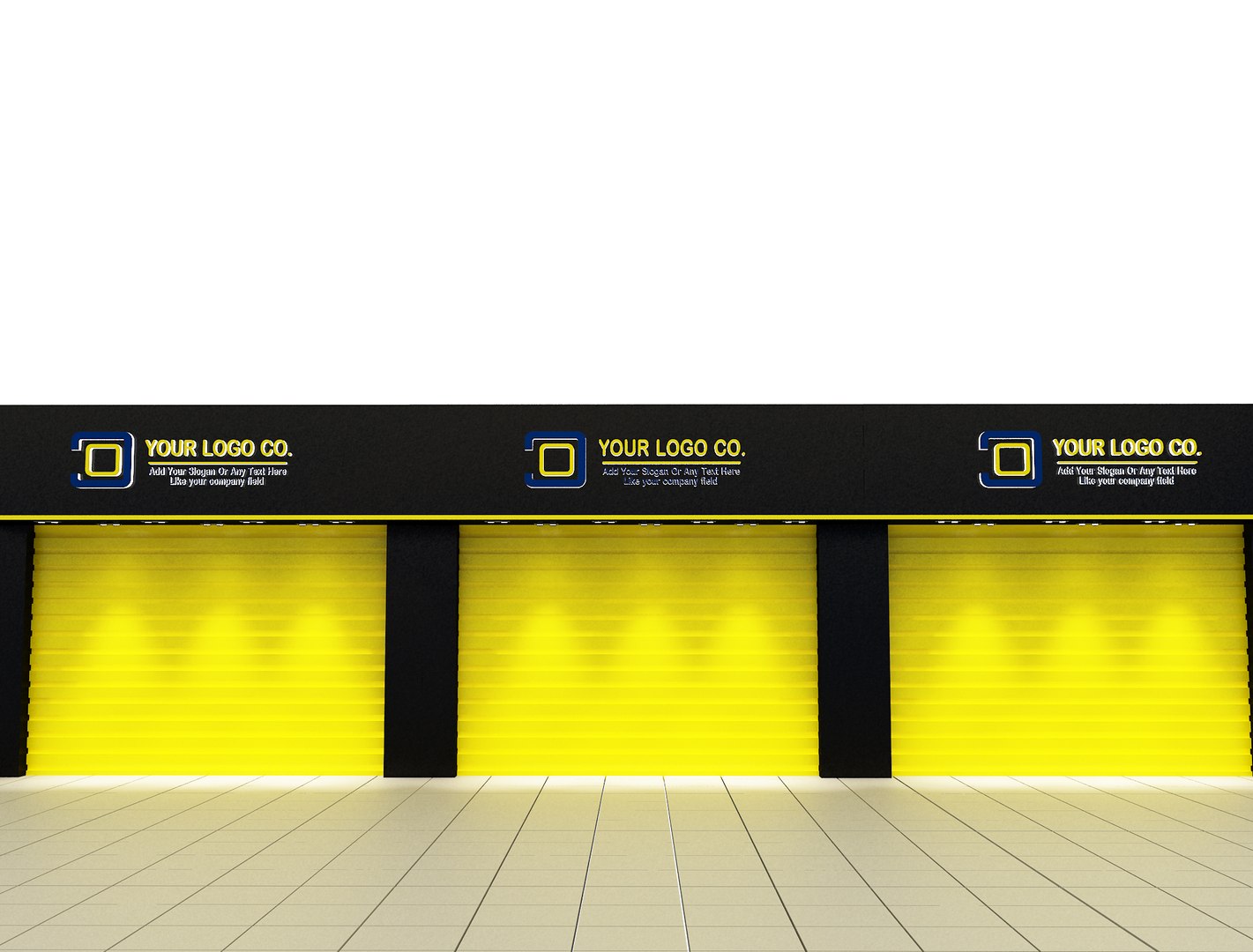3D Car Service Entrance Logo Sign A607C Model - TurboSquid 1913531