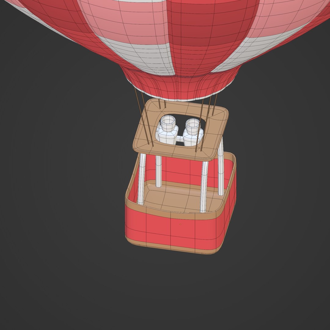Hot Air Balloon 3D - TurboSquid 1849609