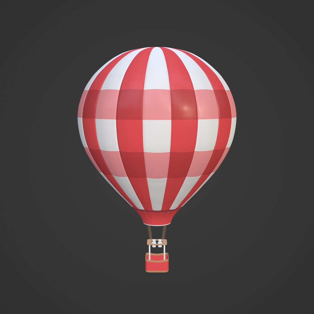 Hot Air Balloon 3D - TurboSquid 1849609