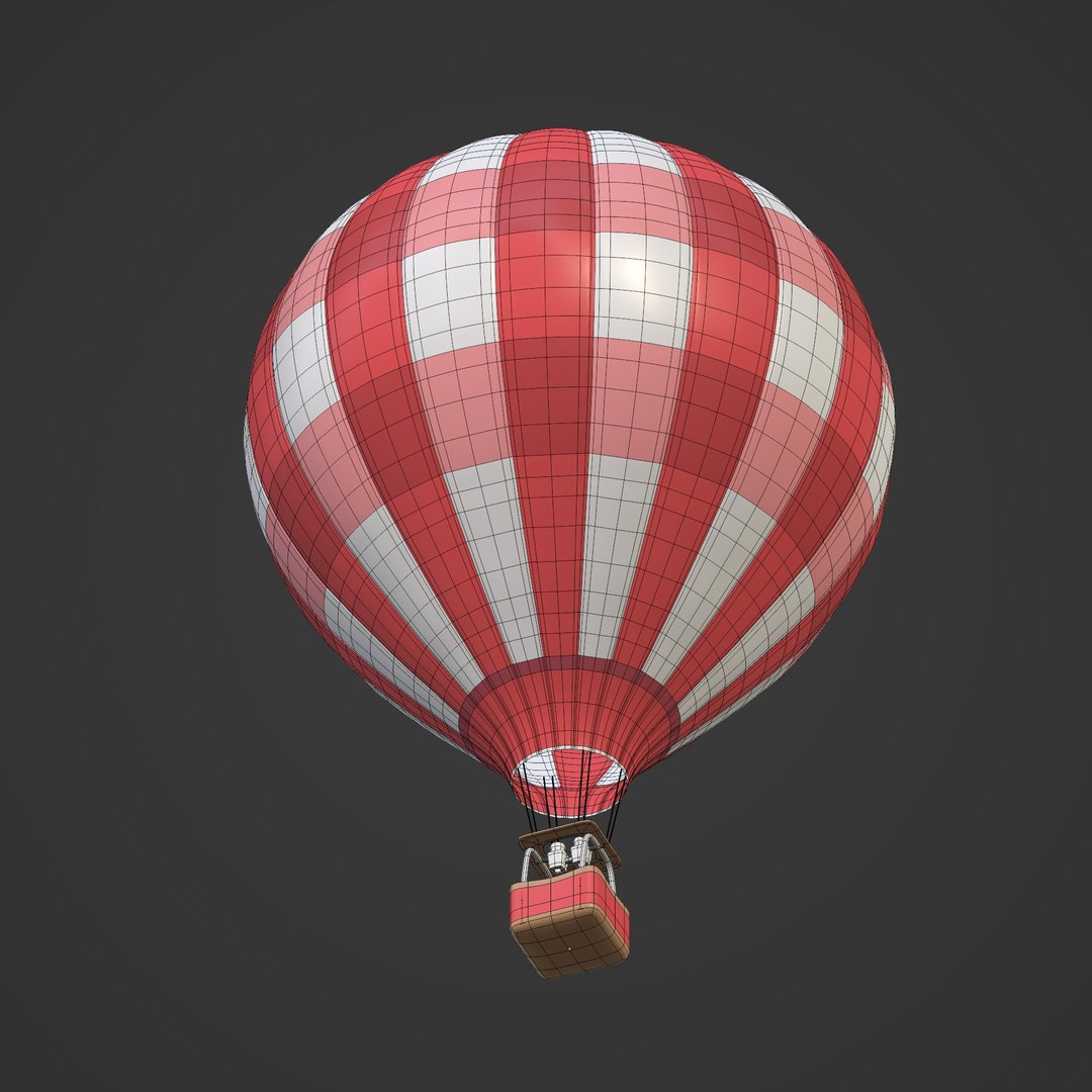 Hot Air Balloon 3D - TurboSquid 1849609