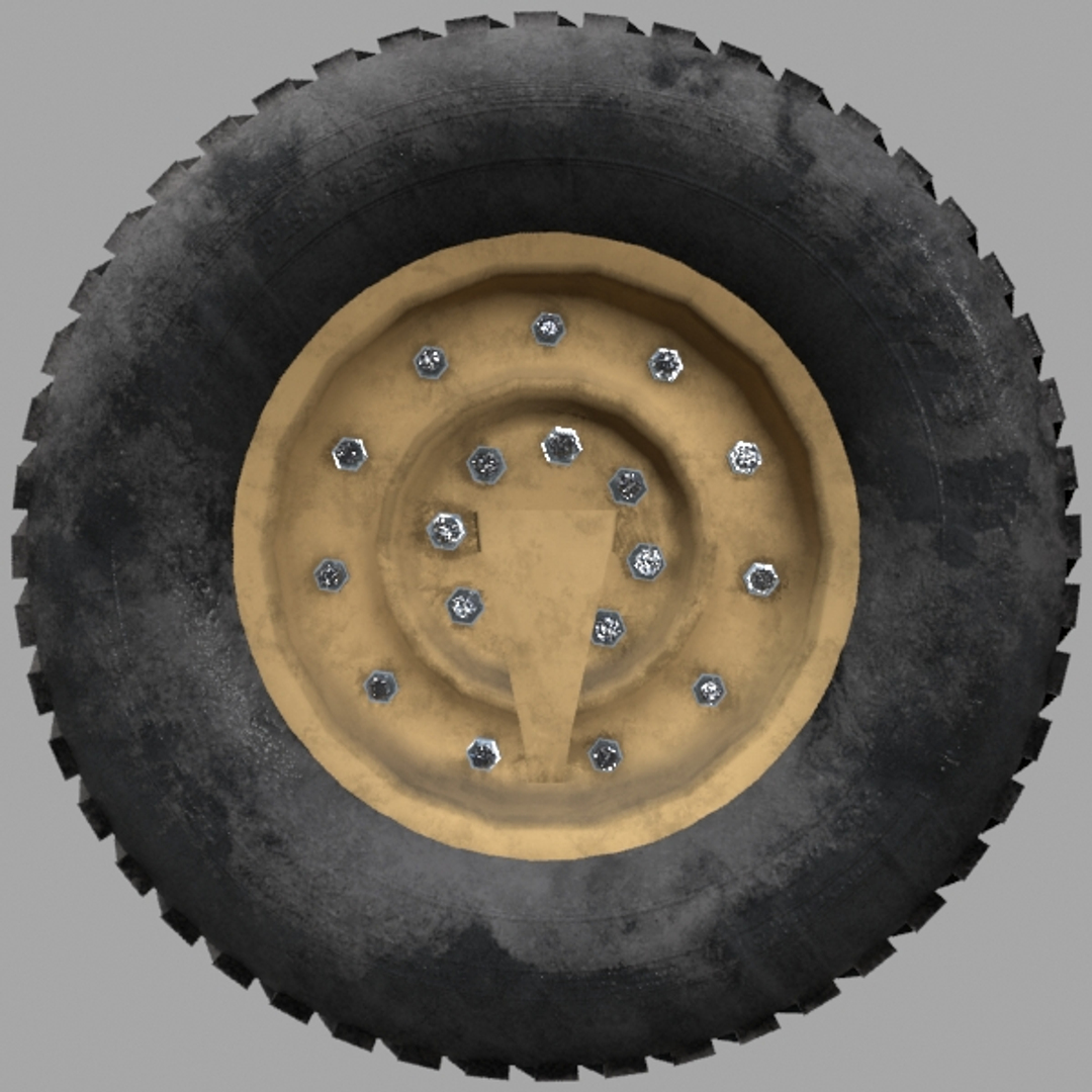 3D Humvee Wheel Rim Model - TurboSquid 1211198