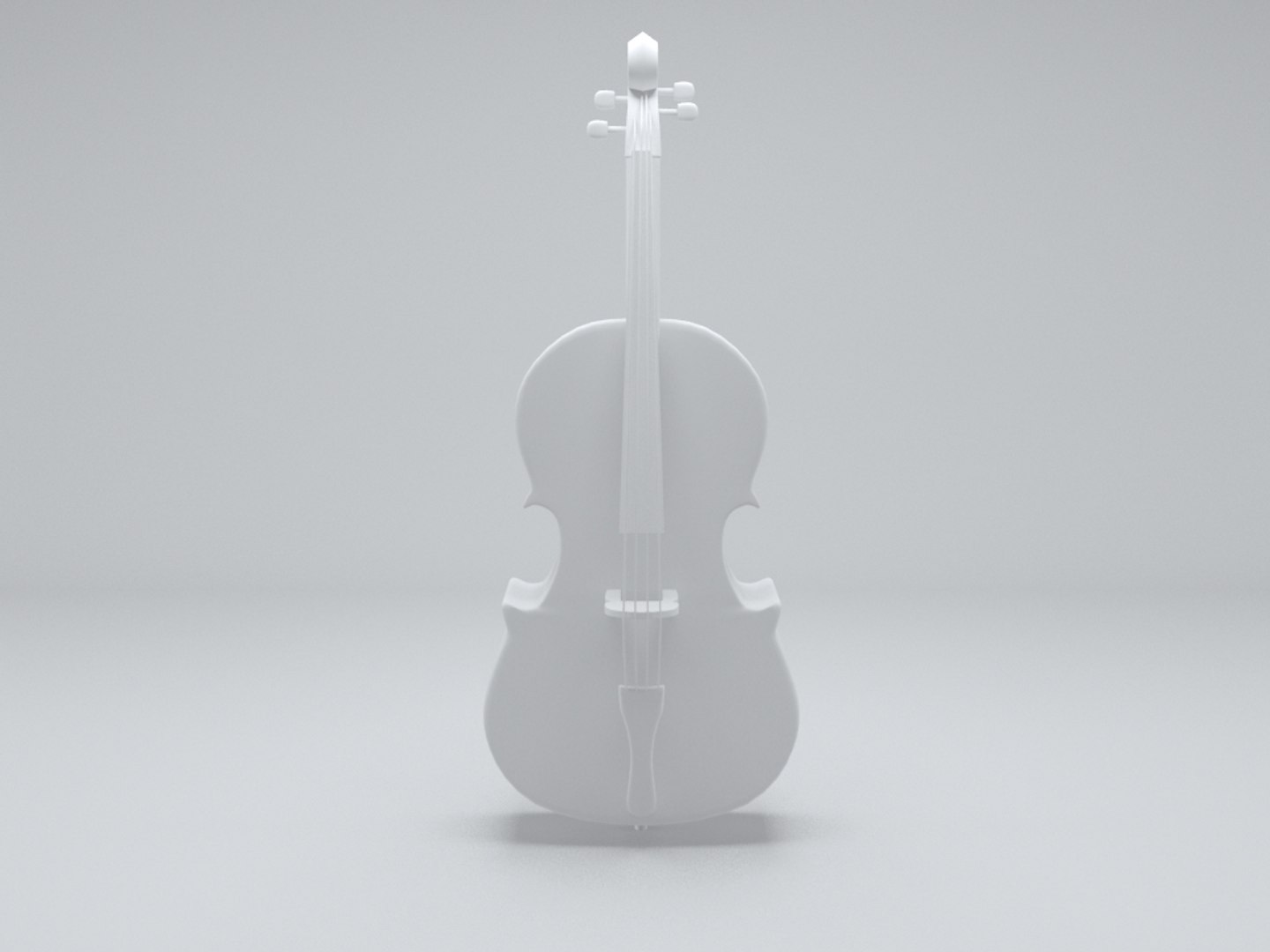 3d Cello Model