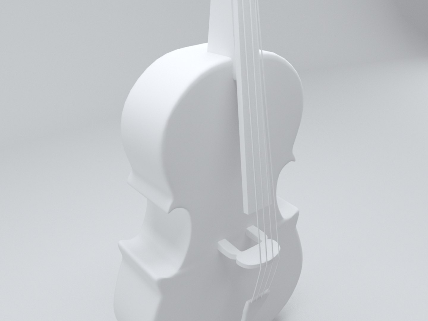 3d Cello Model
