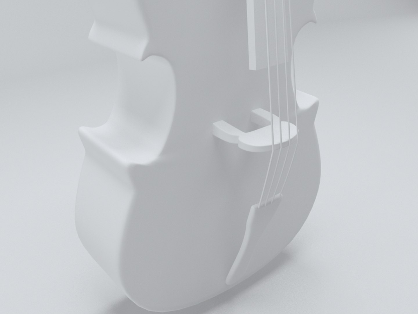 3d Cello Model