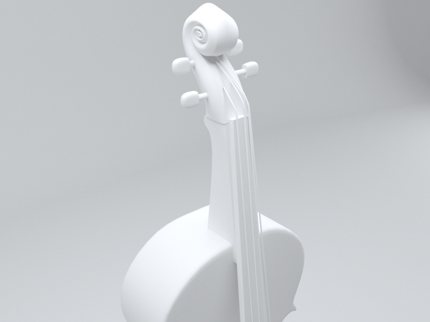 3d Cello Model