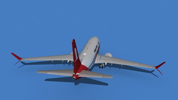 3D Boeing 737 Max 7 Shanghai Airlines model - TurboSquid 1760826