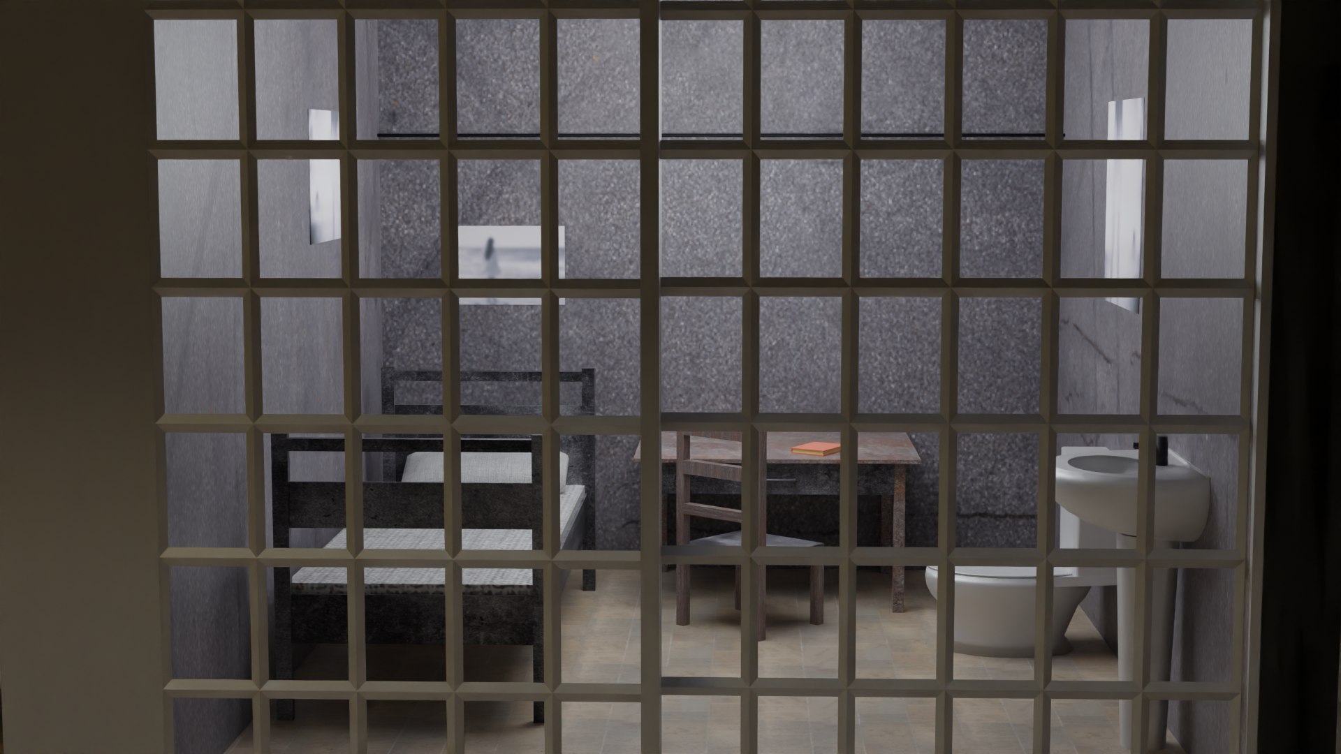 Prison 3D Model - TurboSquid 1924160