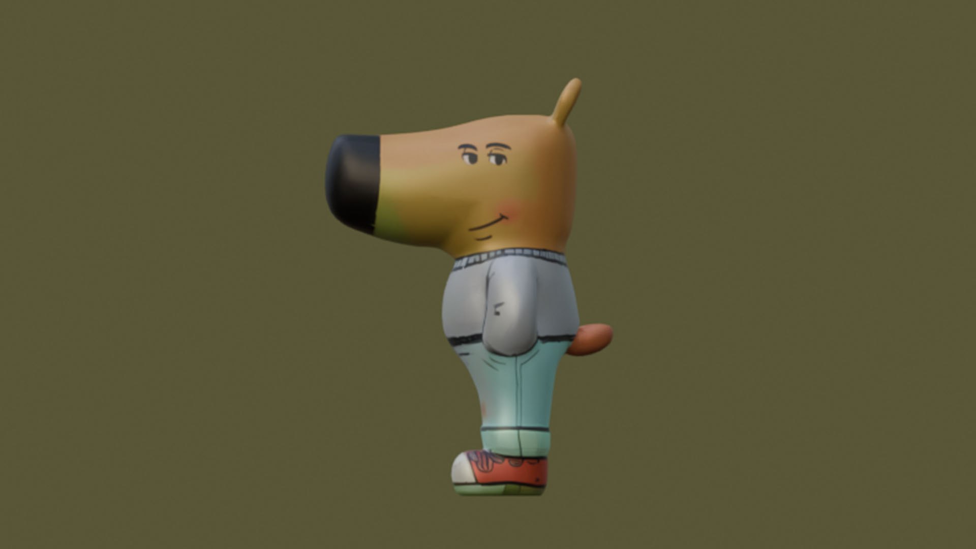 3D Chill Guy - TurboSquid 2319587