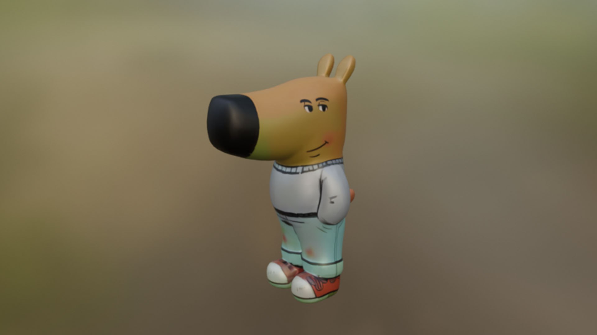 3D Chill Guy - TurboSquid 2319587