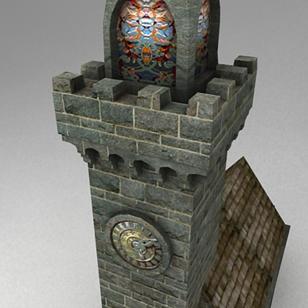 fantasy city hall 3d model