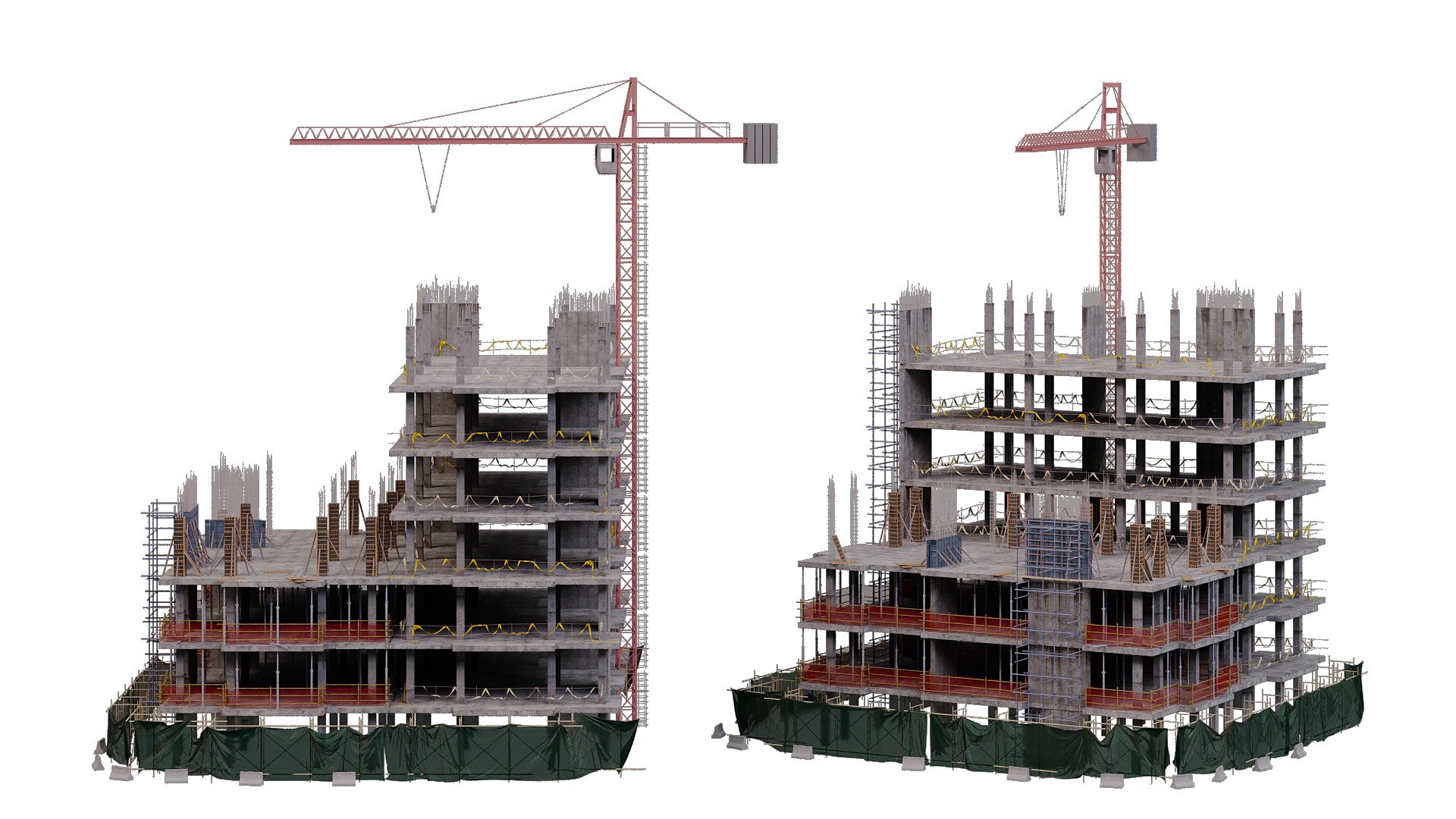 Modular Building 3D Model - TurboSquid 2334923