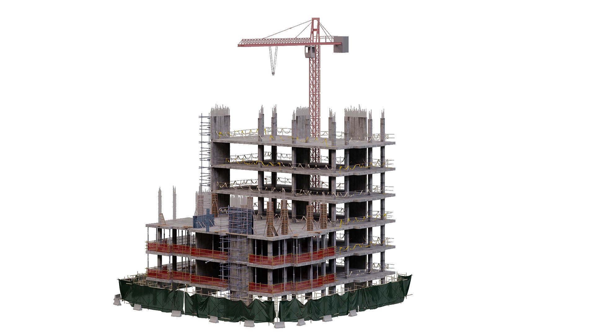 Modular Building 3D Model - TurboSquid 2334923