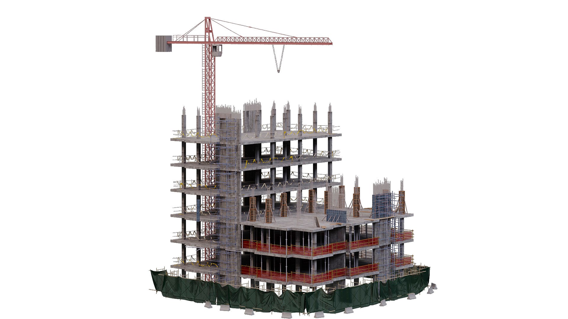 Modular Building 3D Model - TurboSquid 2334923