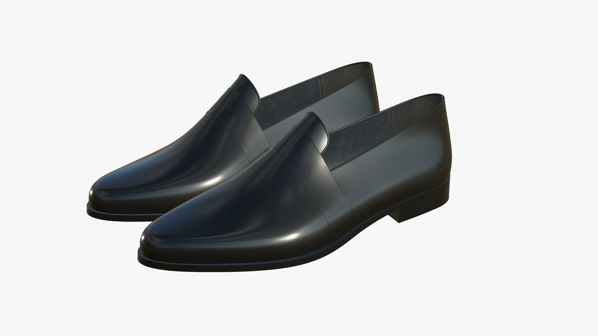 Black Shoes 3D Model - TurboSquid 1945803