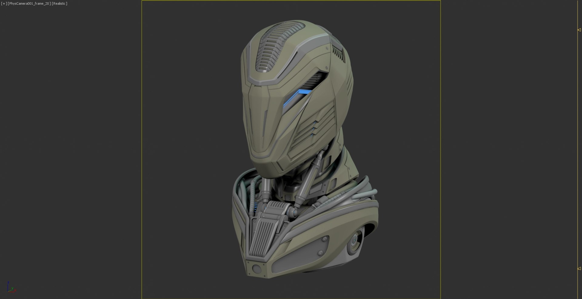 Robot Mech Head 3D - TurboSquid 1829164