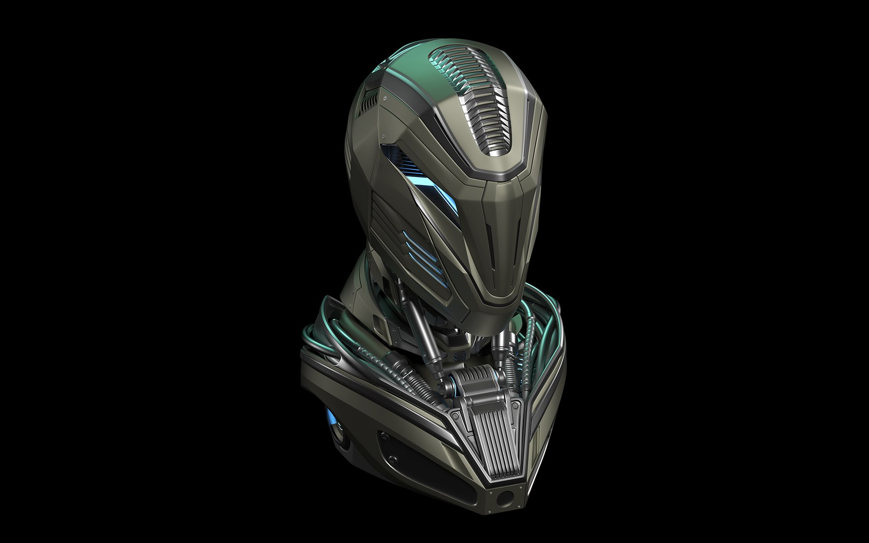 Robot Mech Head 3D - TurboSquid 1829164