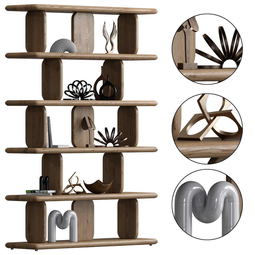 3D Shelving Unit Nera - TurboSquid 2055890