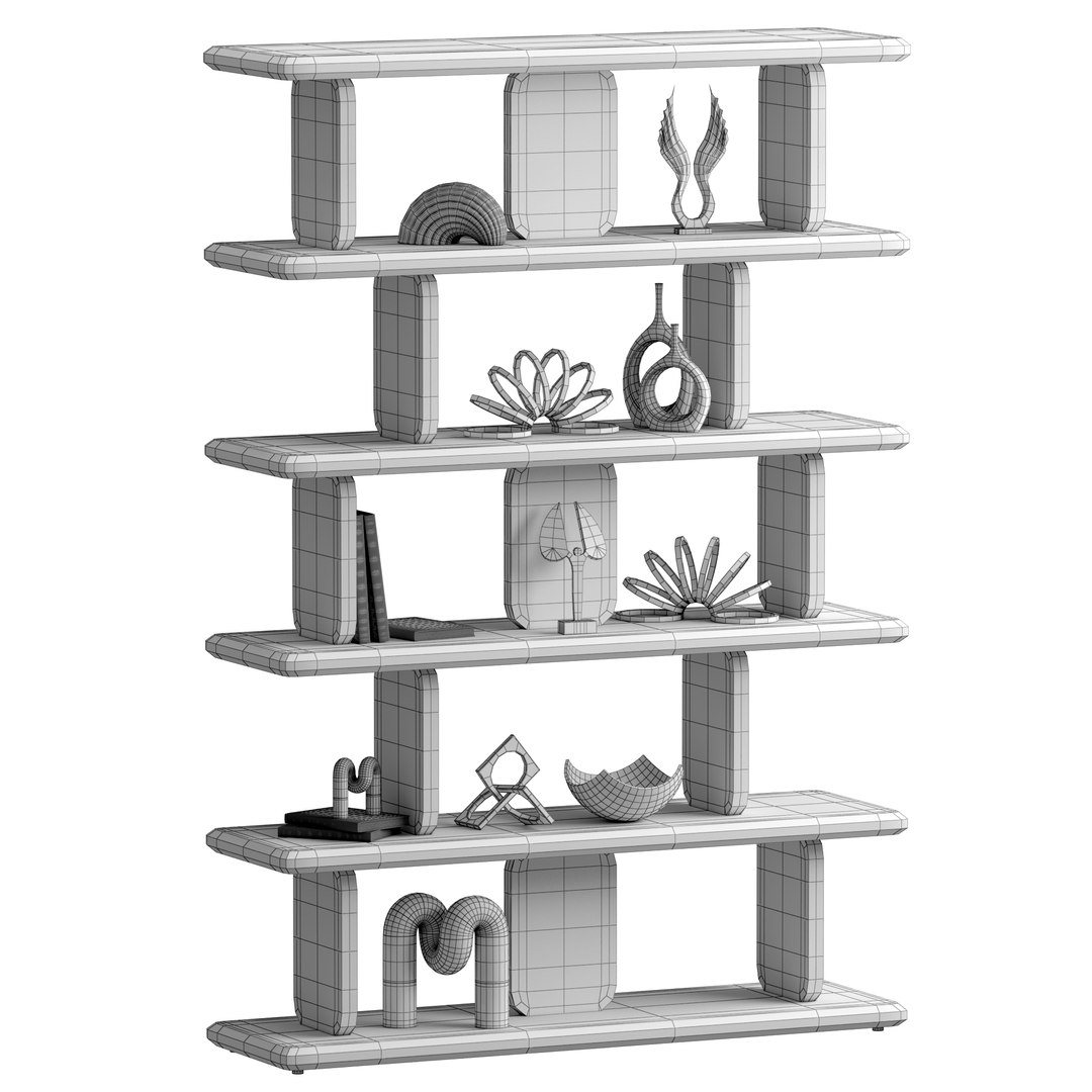 3D Shelving Unit Nera - TurboSquid 2055890