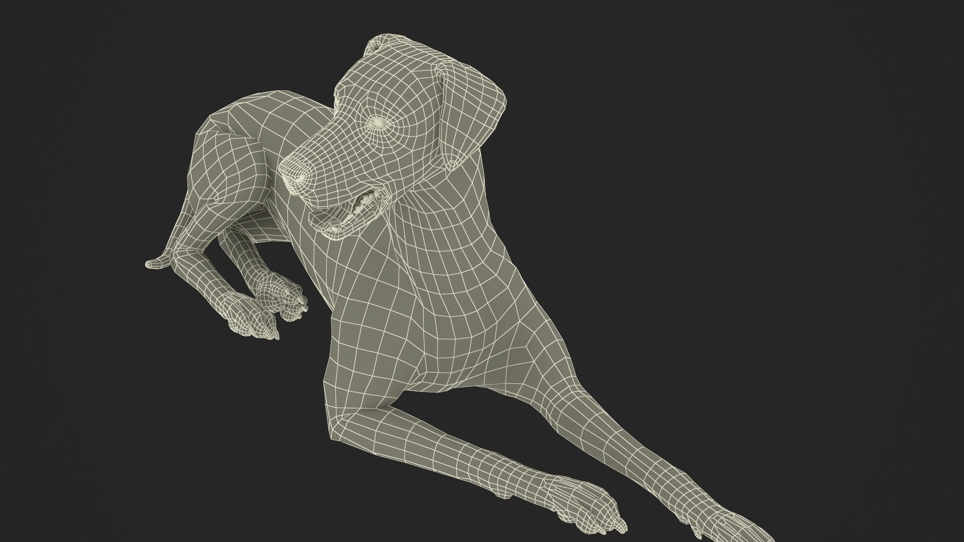 3D Spotted Lying Dalmatian Dog Fur Model - TurboSquid 2234989