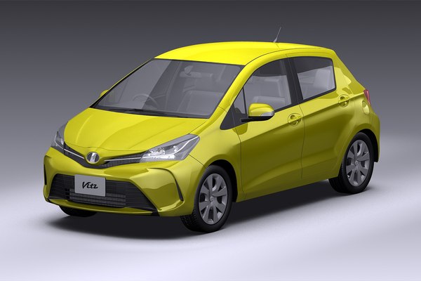 2014 Toyota Vitz 3D 모델 - TurboSquid 855323