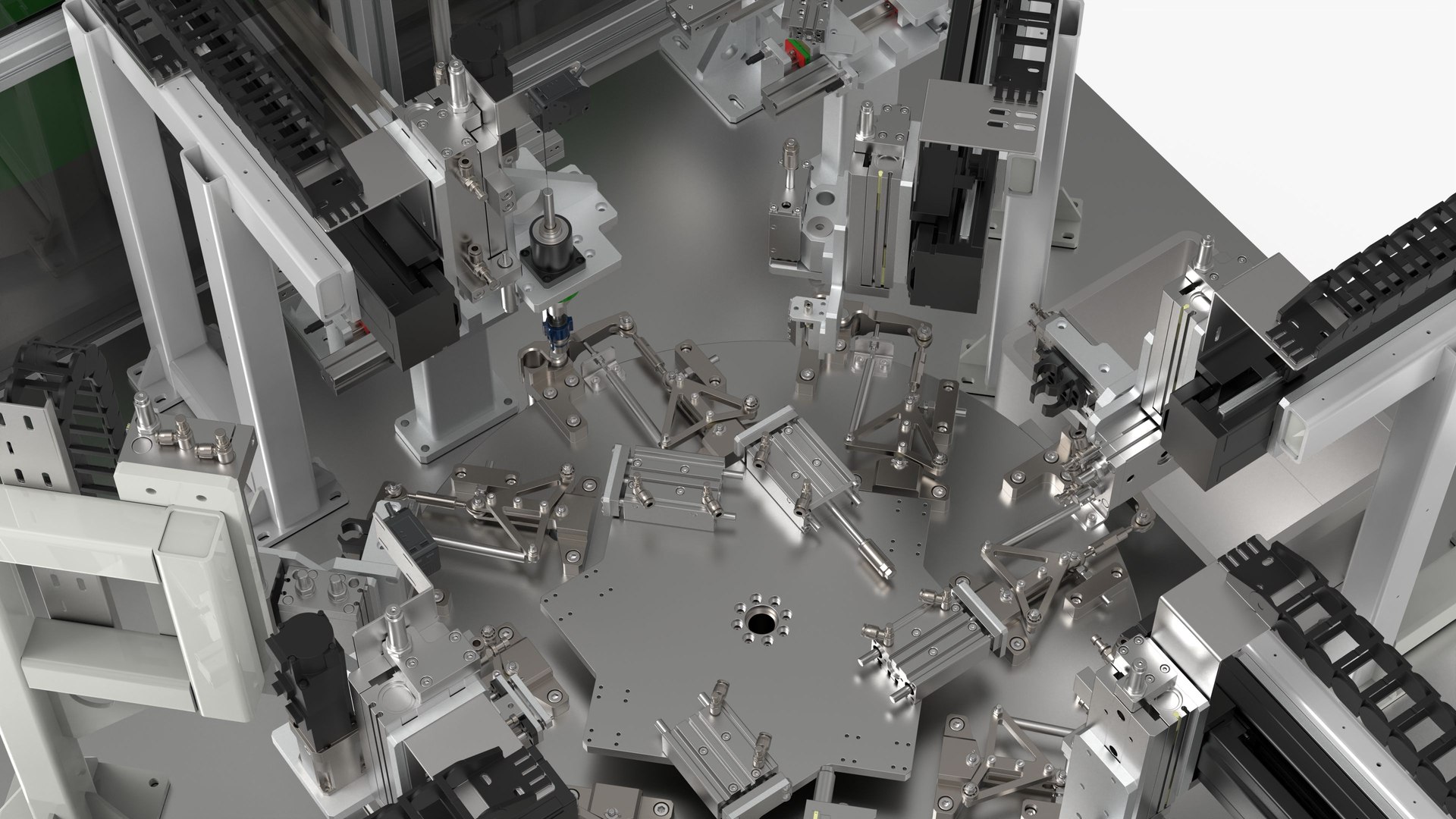 3D Model Automatic Electric Push Rod Inner Tube Assembly Machine ...