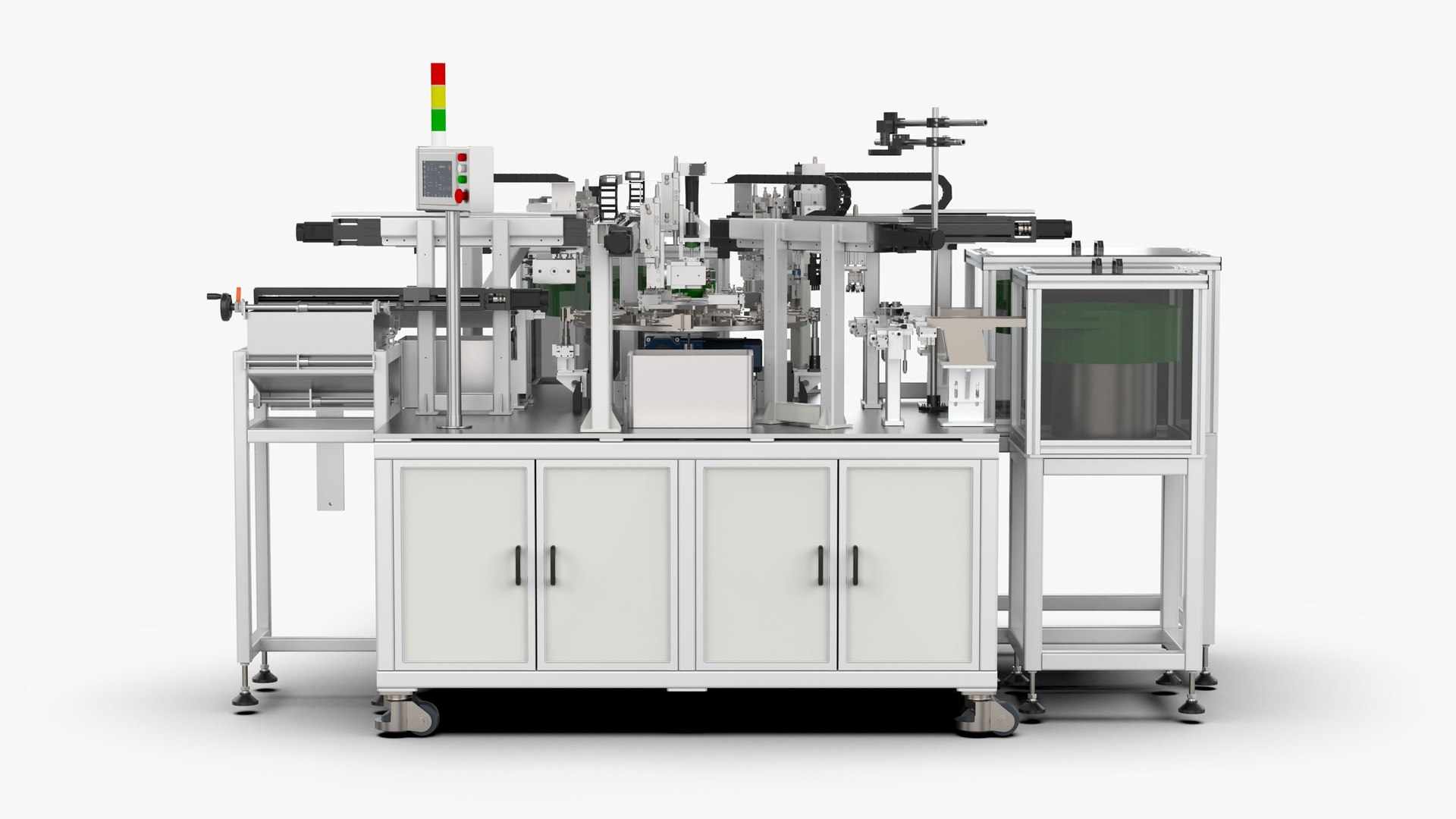 3D Model Automatic Electric Push Rod Inner Tube Assembly Machine ...