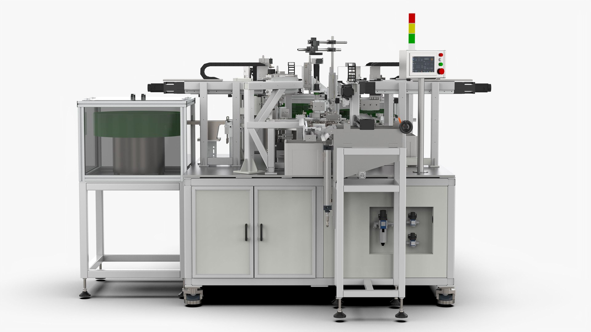 3D Model Automatic Electric Push Rod Inner Tube Assembly Machine ...