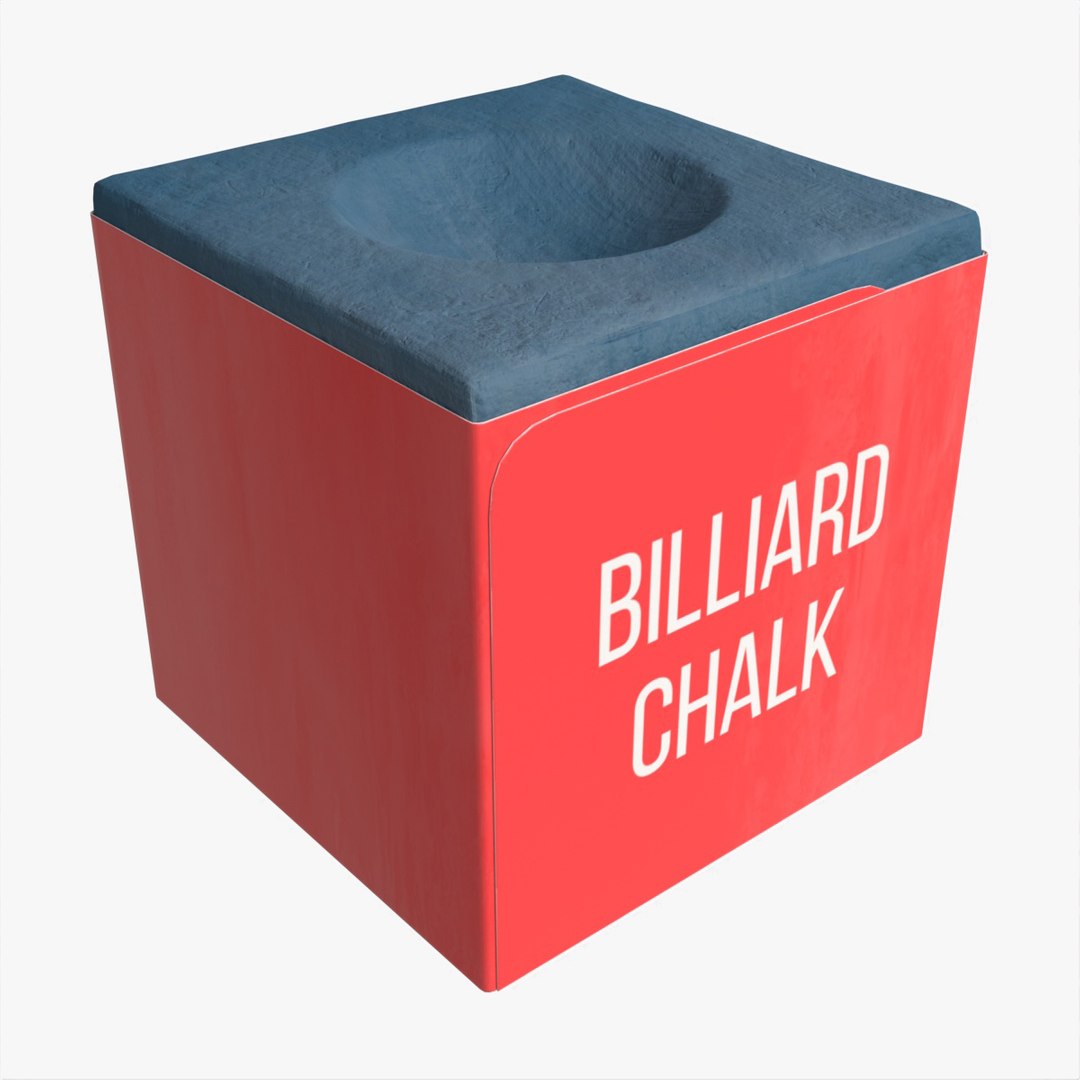 Billiard Cue Chalk 3D Model - TurboSquid 2073332
