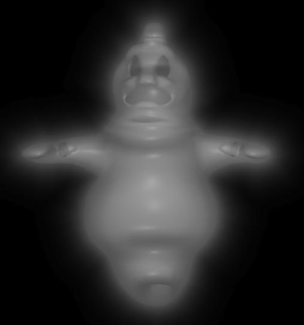 ghost halloween 3d obj