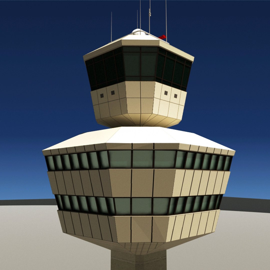 3d flight control tower