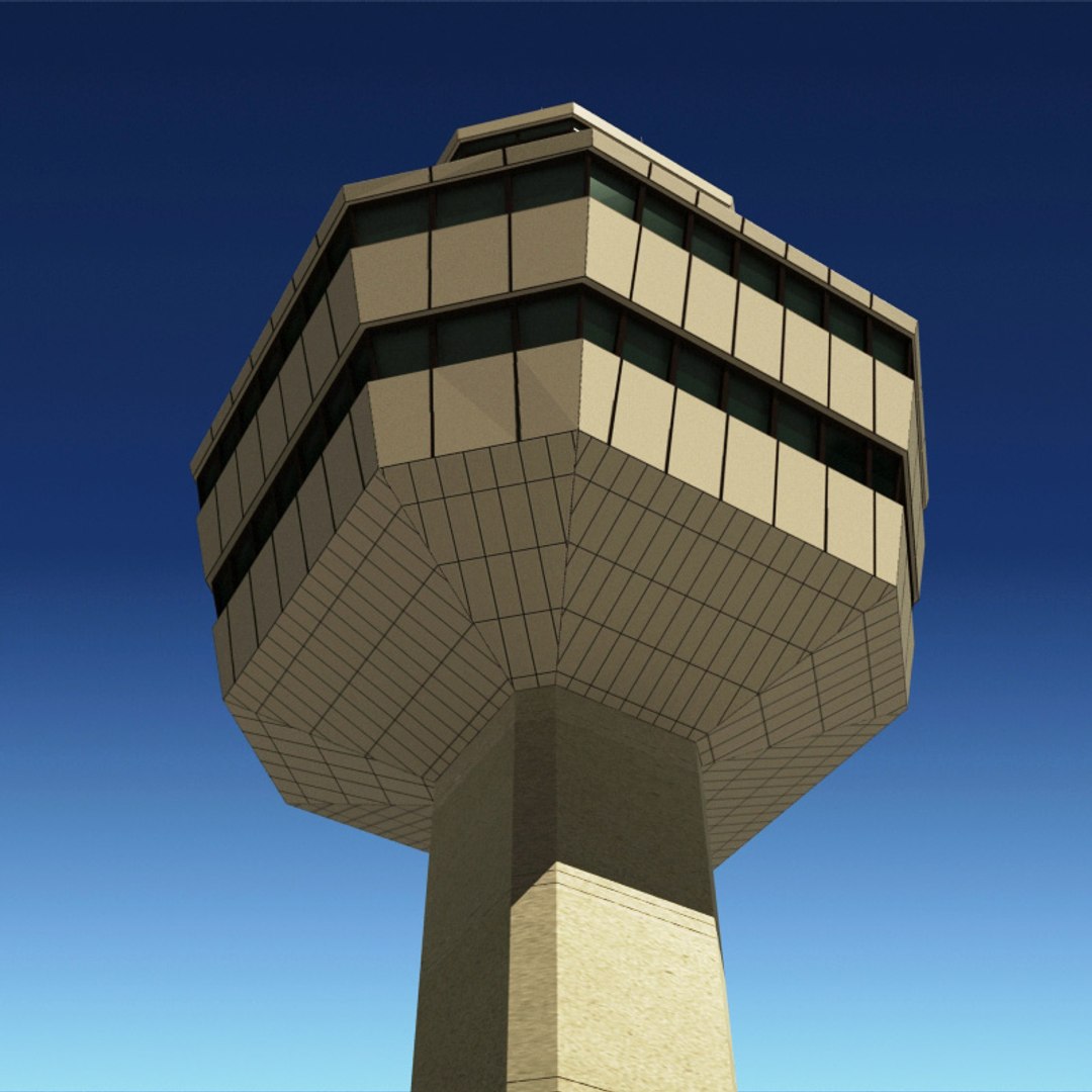 3d flight control tower
