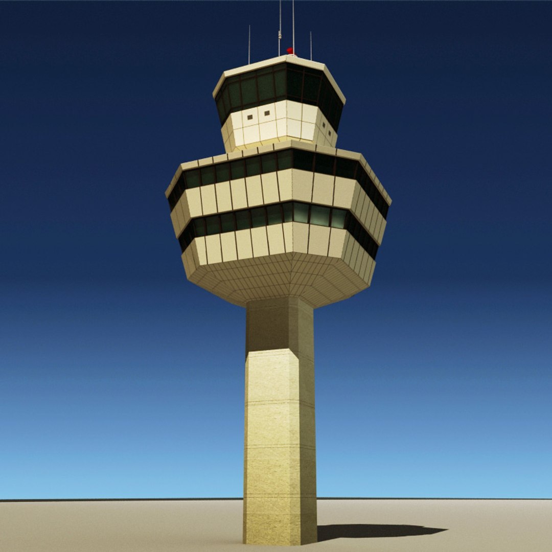 3d flight control tower