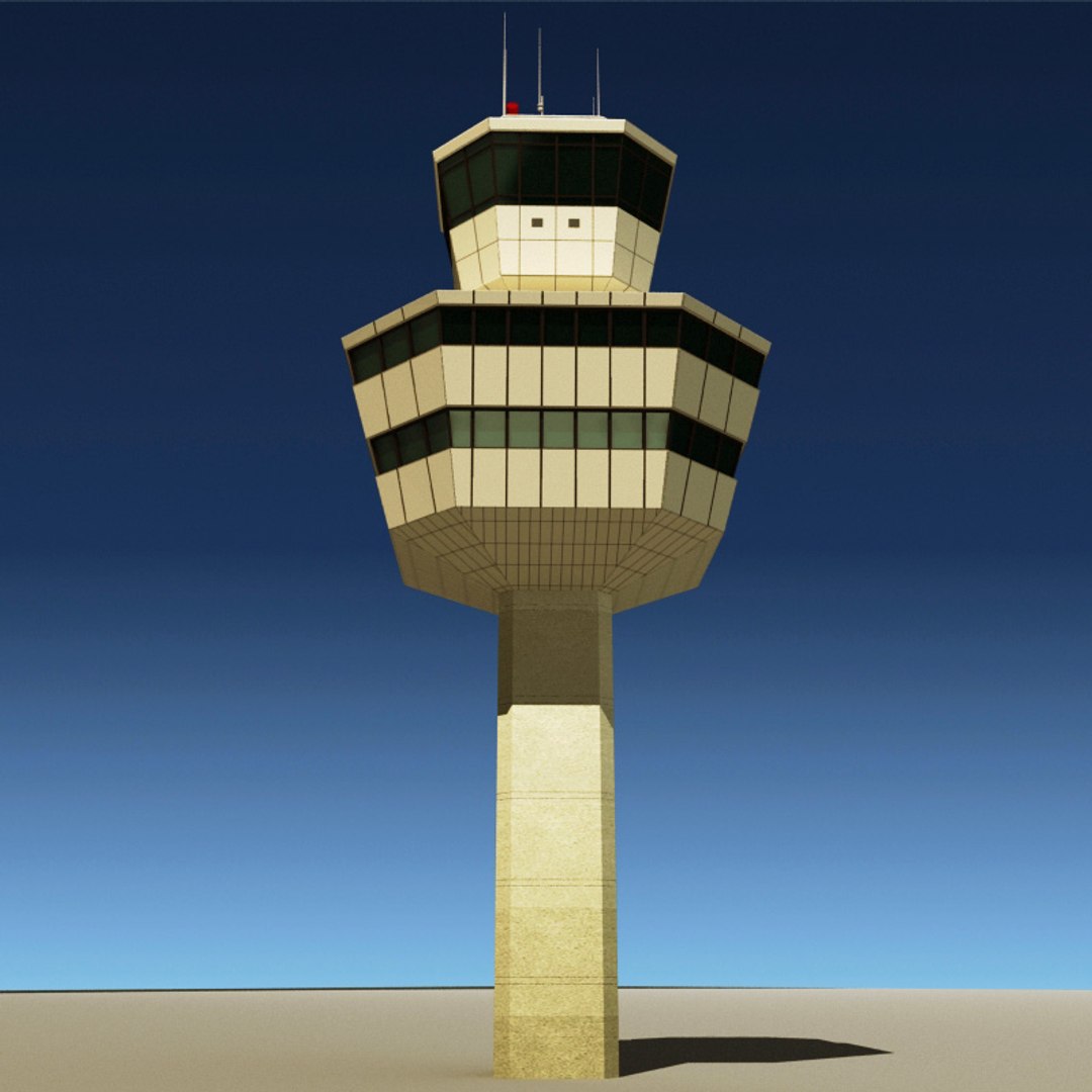 3d flight control tower