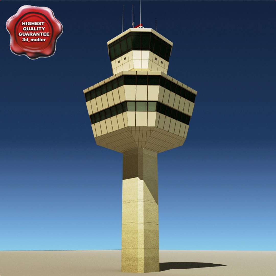 3d flight control tower