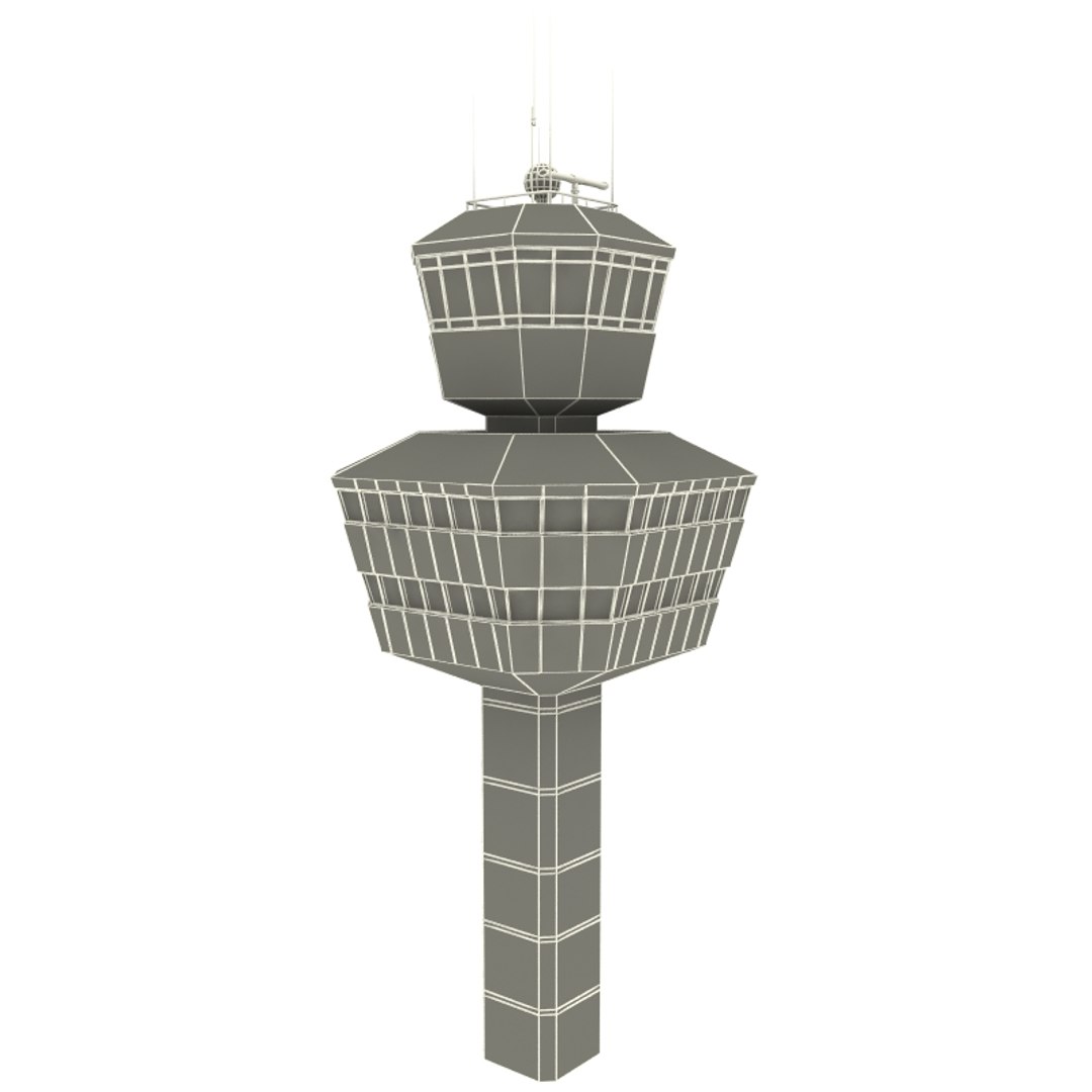 3d flight control tower