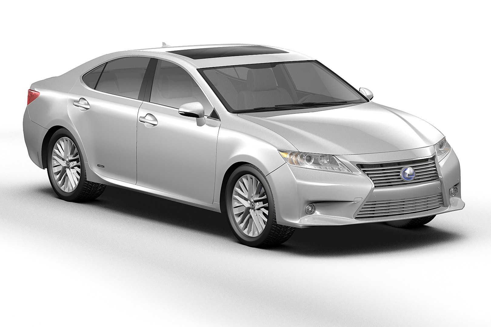 3d Lexus Es300h Toyota Model