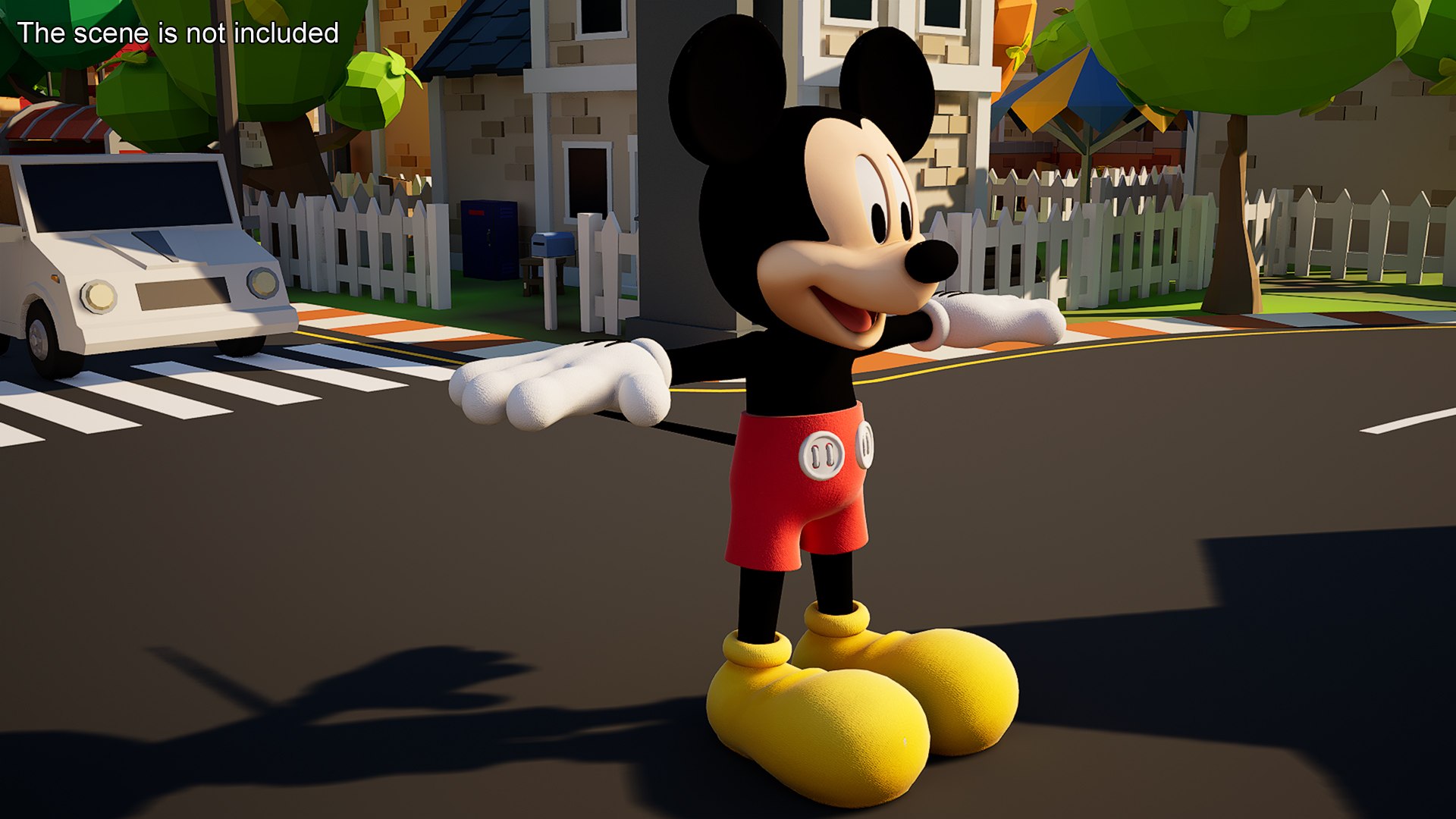 Mickey Mouse T-pose 3D - TurboSquid 2045459