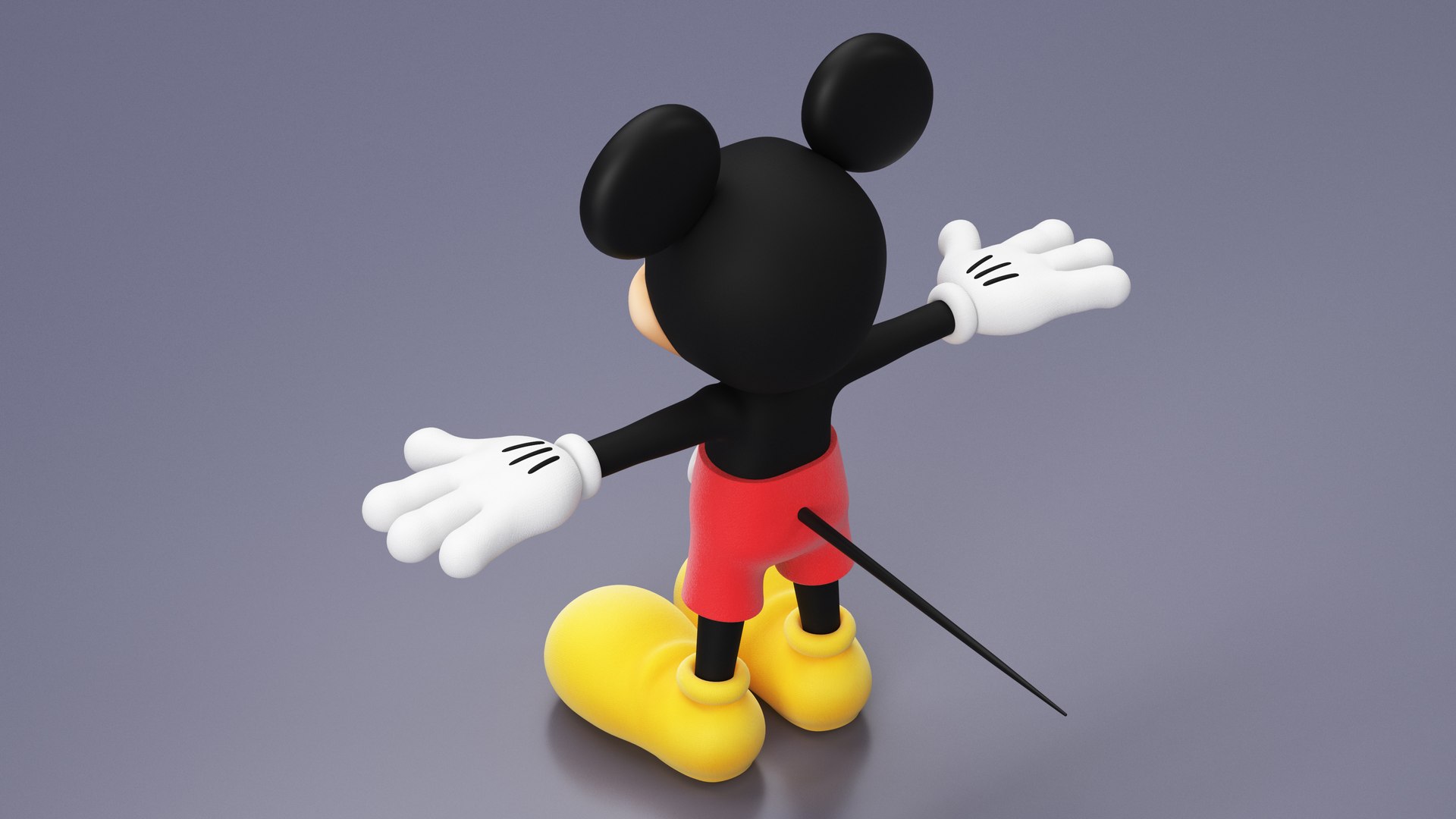 Mickey Mouse T-pose 3D - TurboSquid 2045459