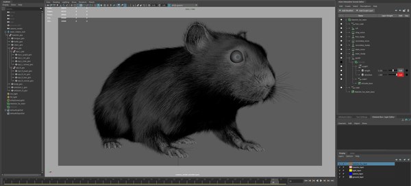 3D hamster hair fur - TurboSquid 1660710