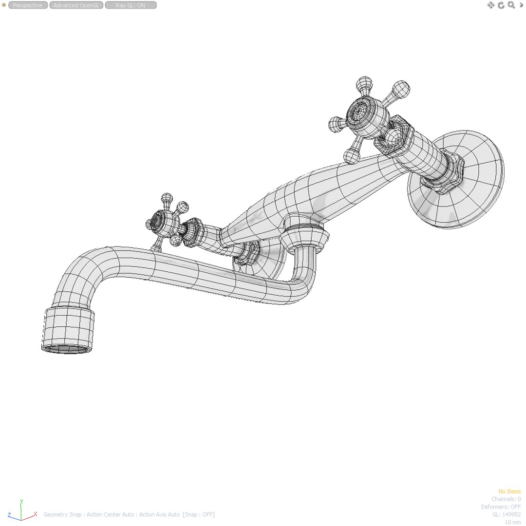 3d Mixer Tap Model