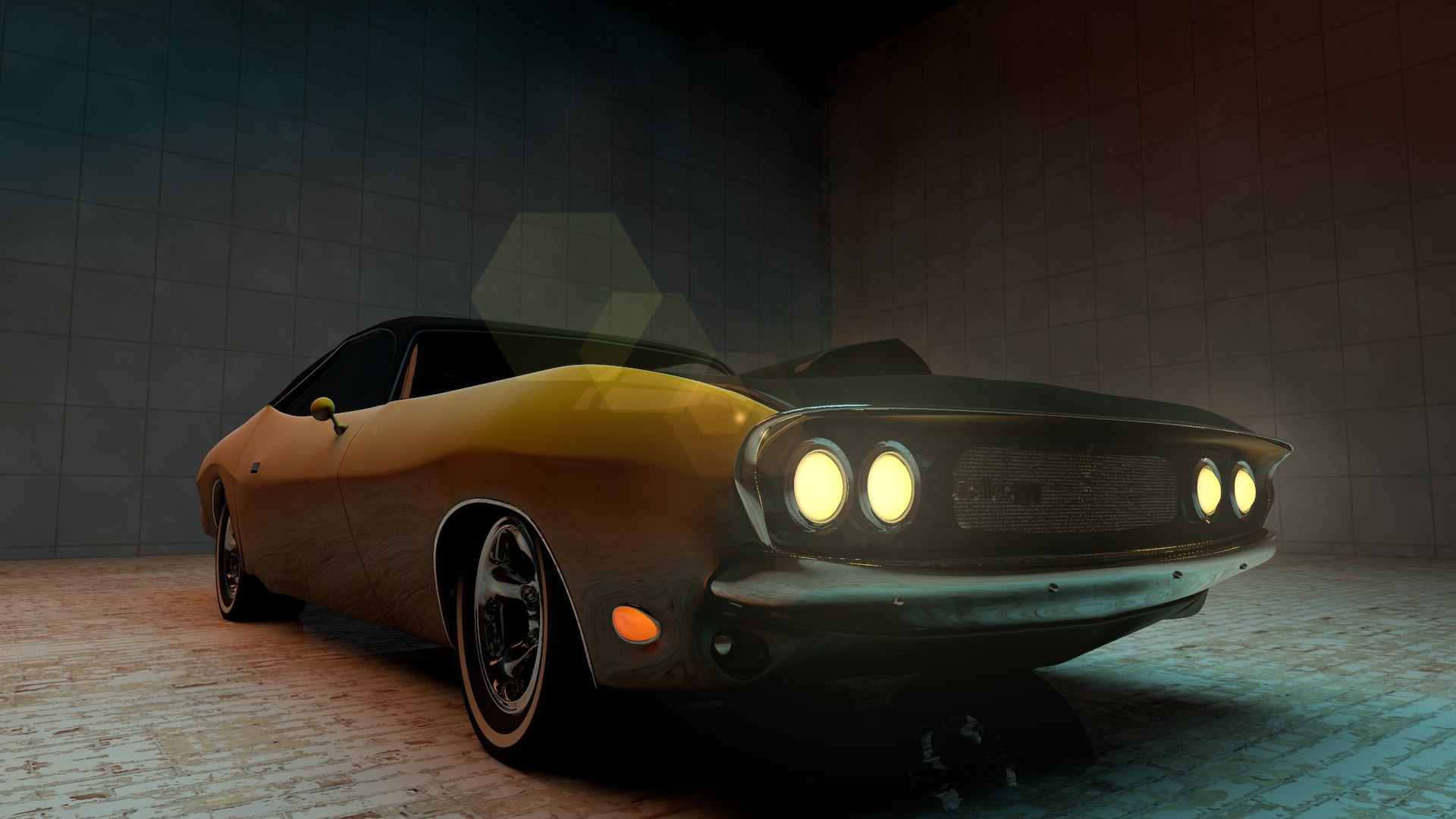 Dodge Challenger 3ds Free