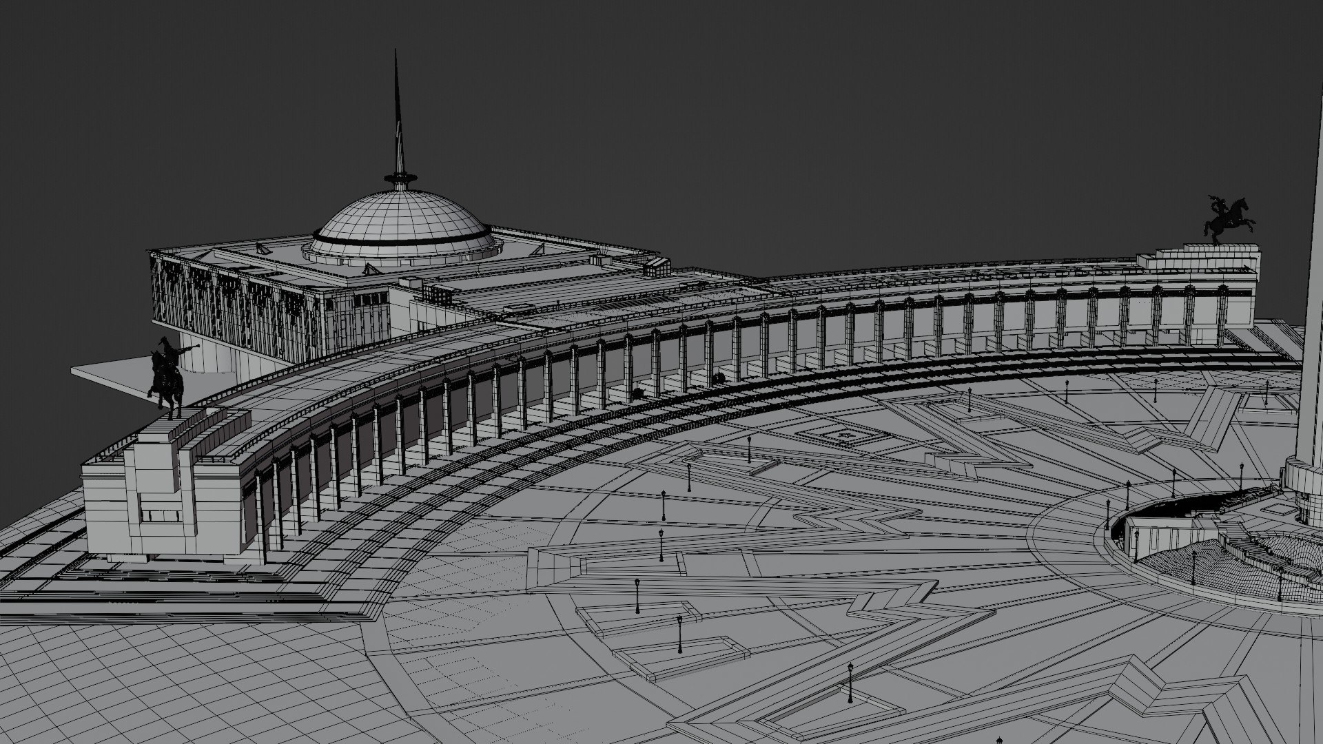 Poklonnaya Gora model - TurboSquid 2052695