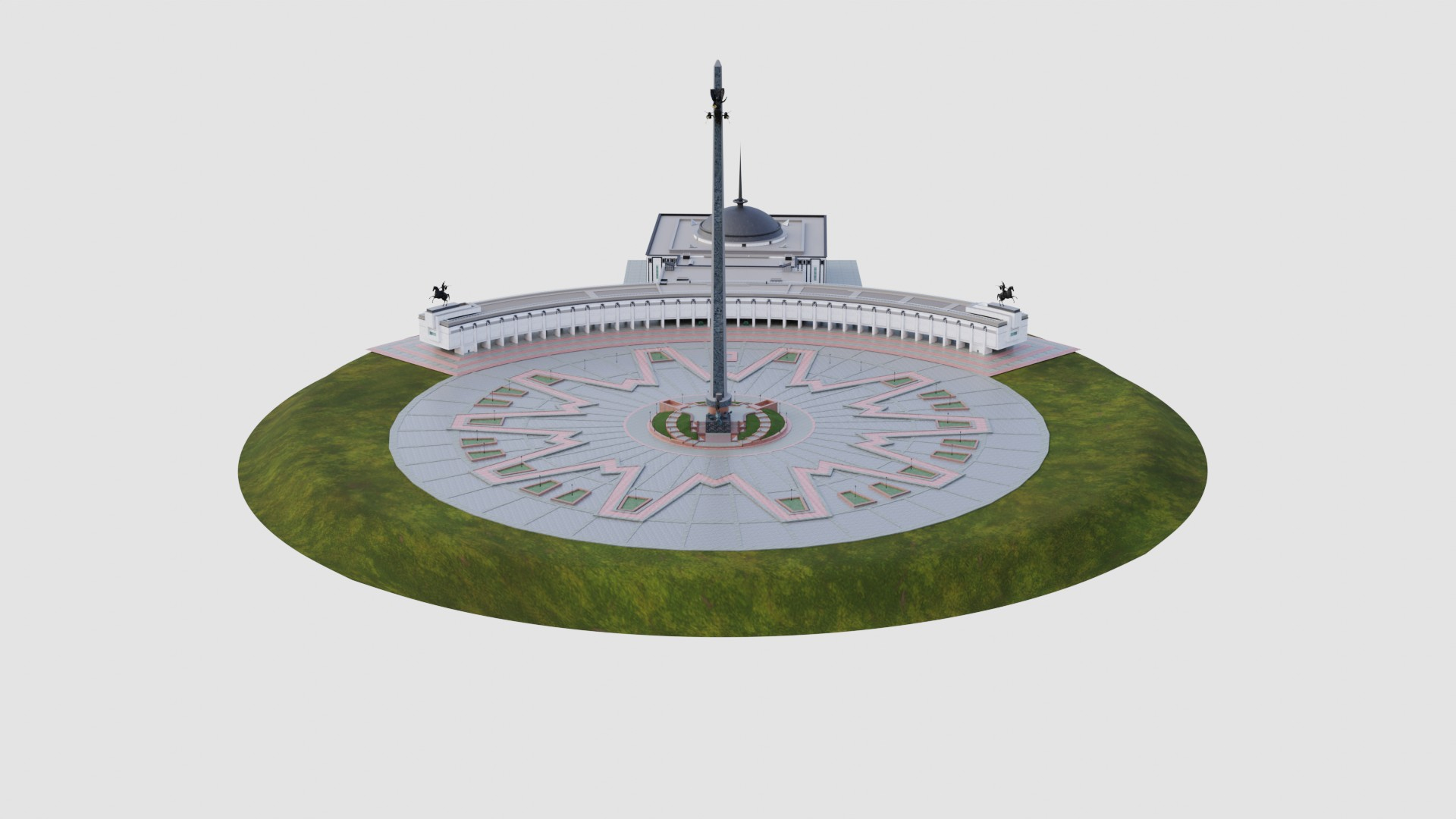 Poklonnaya Gora model - TurboSquid 2052695