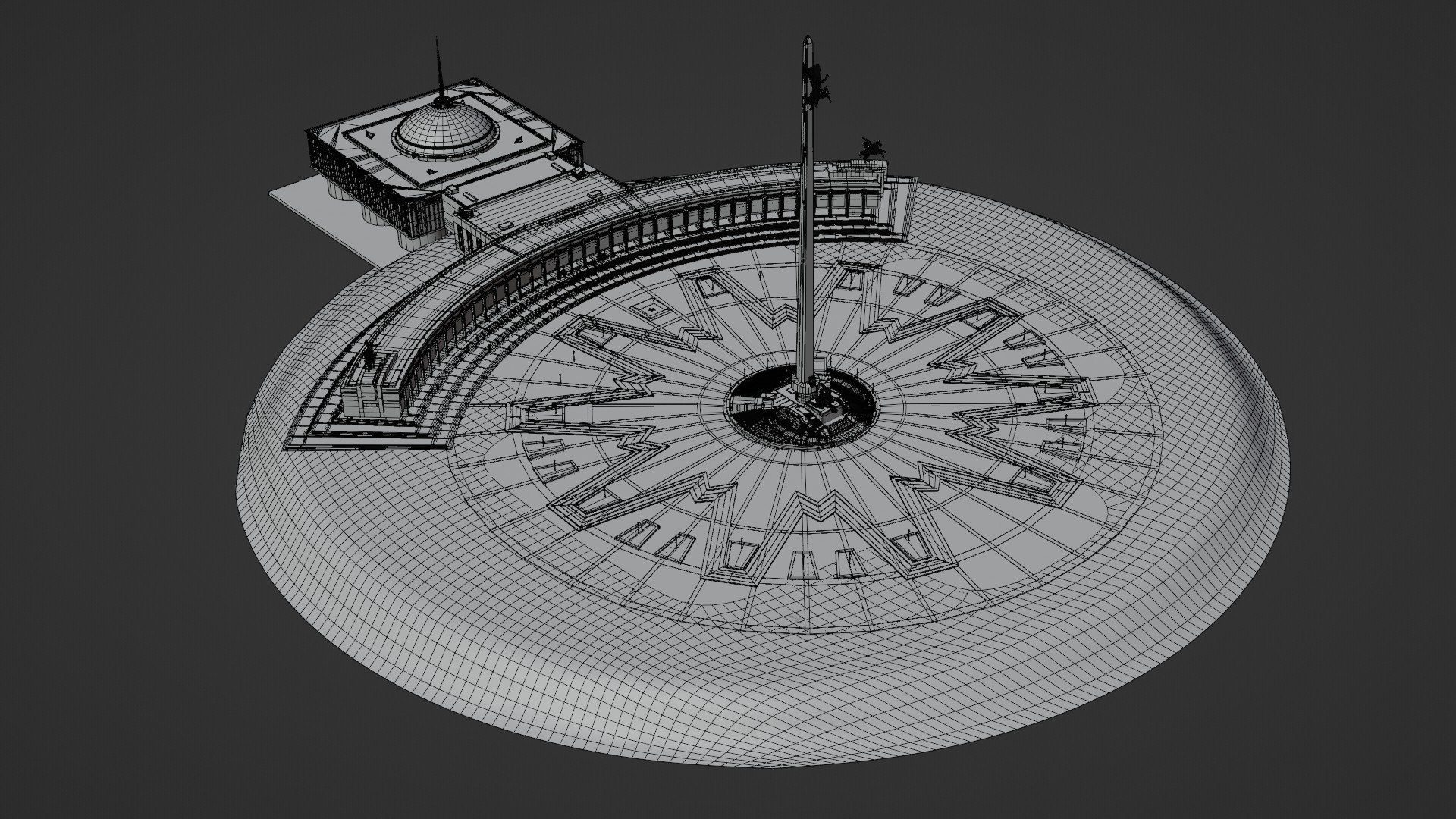 Poklonnaya Gora model - TurboSquid 2052695