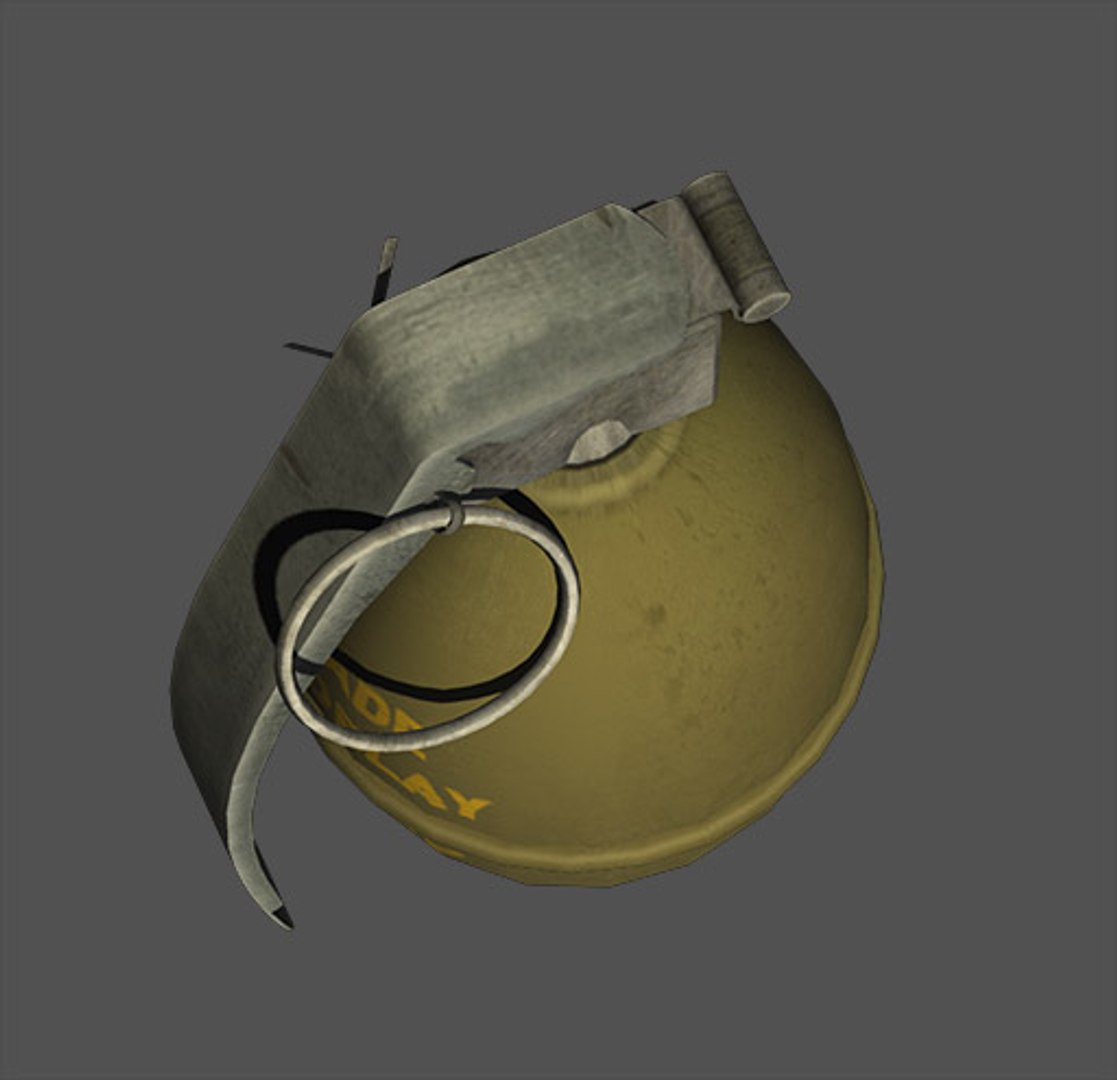 3d Frag Grenade Model