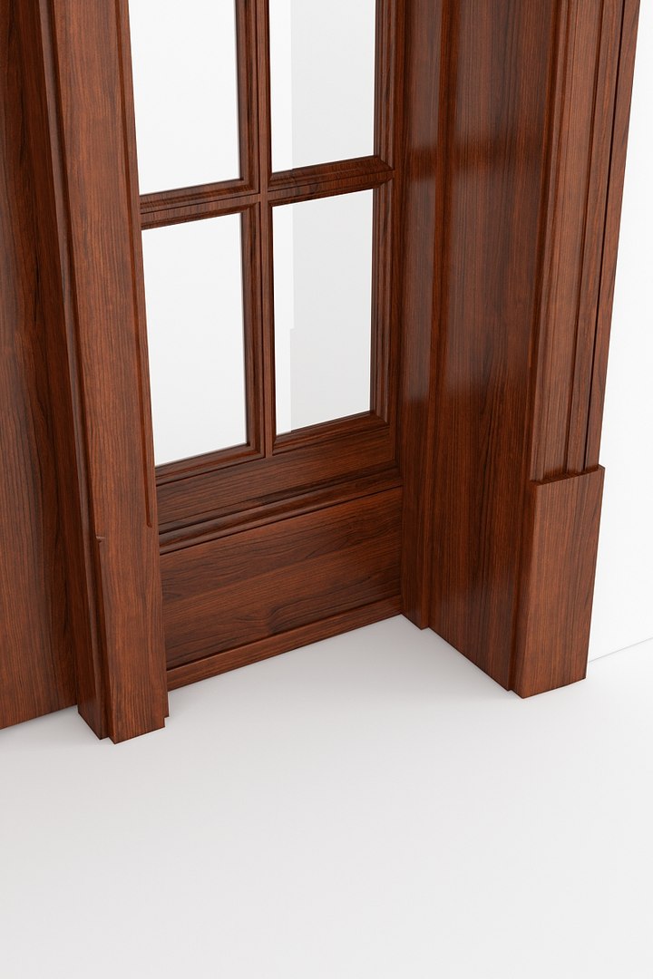 French Door 3d Model