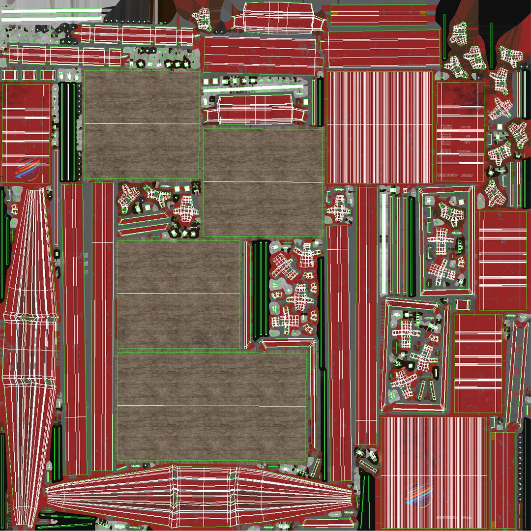 Used Old ISO Shipping Container Semi Trailer 3D - TurboSquid 2313758