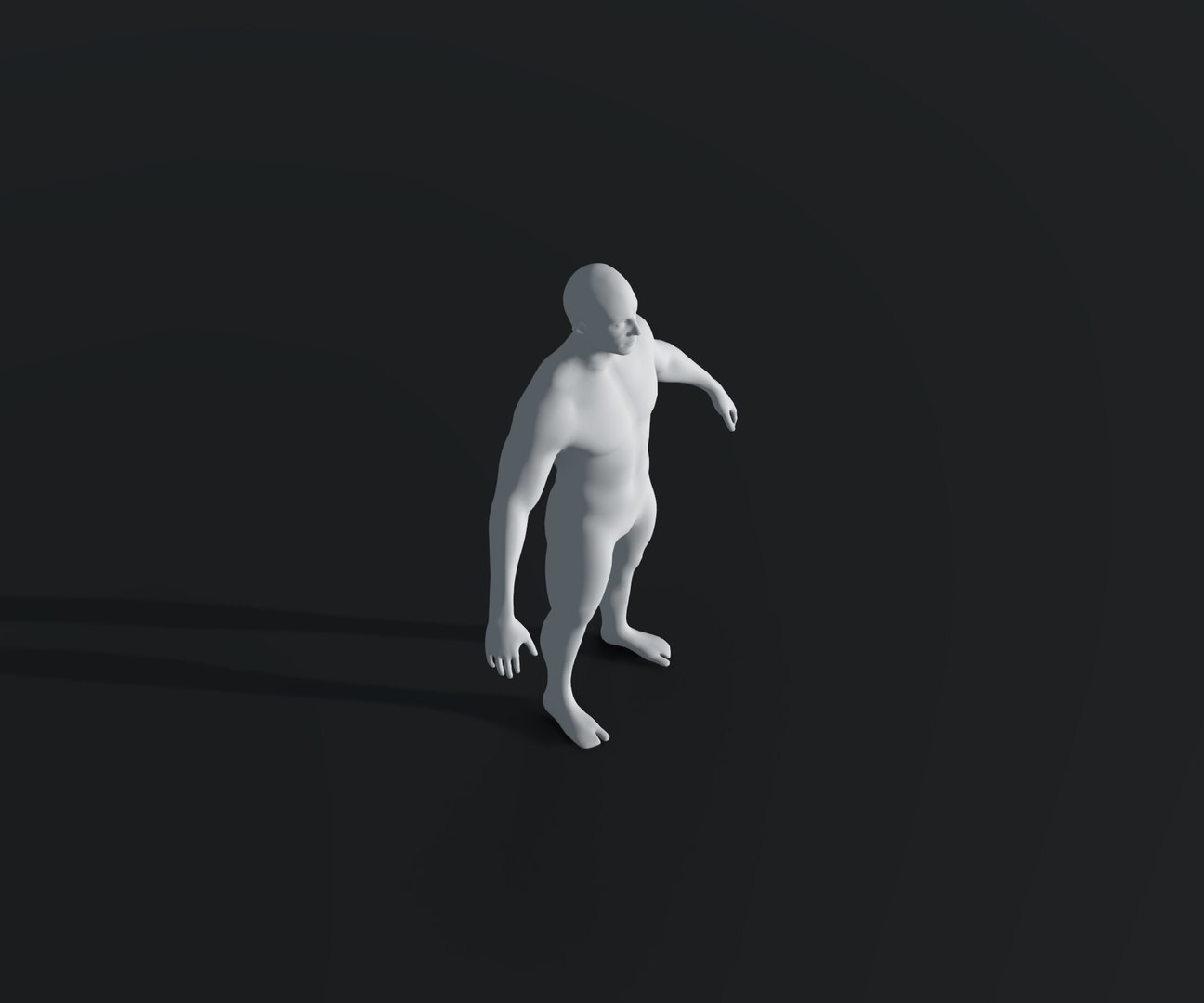 3D Male Body Base Mesh 28 Animations 3D Model 20k Polygons - TurboSquid ...